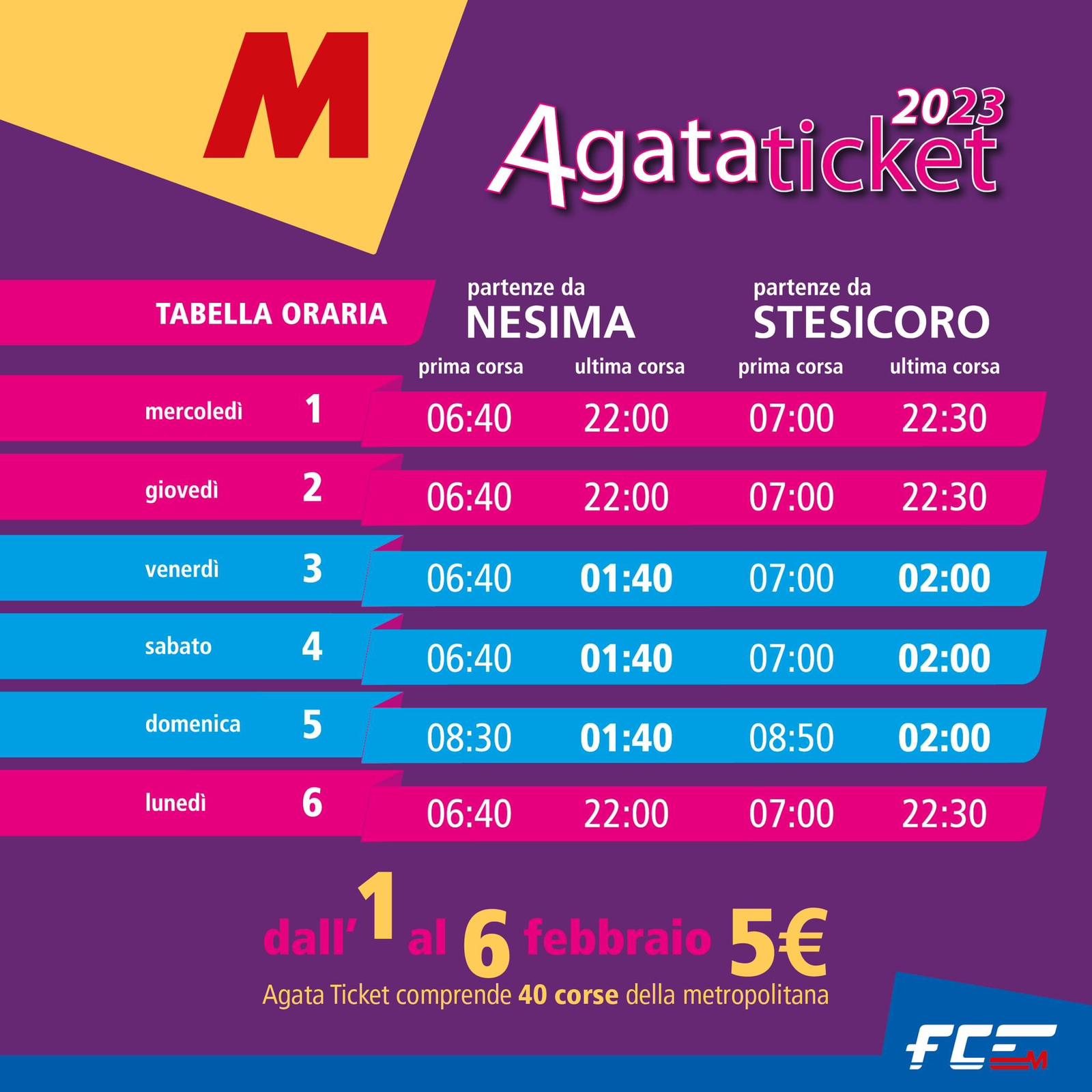 Sant'Agata, metropolitana e autobus potenziati. Info, orari e tariffe ...